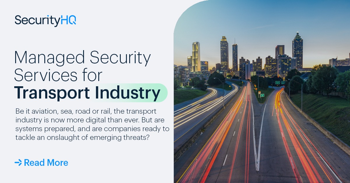 Managed Security Services for Transport Industry | SecurityHQ
