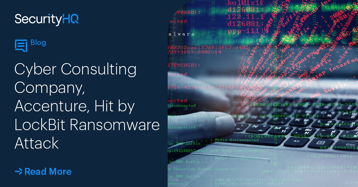 Cyber Consulting Company, Accenture, Hit by LockBit Ransomware Attack ...