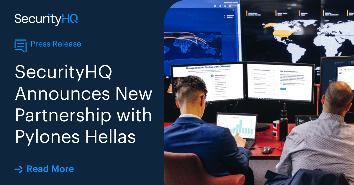 SecurityHQ Announces New Partnership with Pylones Hellas - SecurityHQ